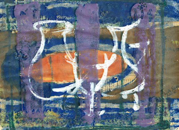 Bonhams : Camille Souter (Irish, born 1929) Still life with vases