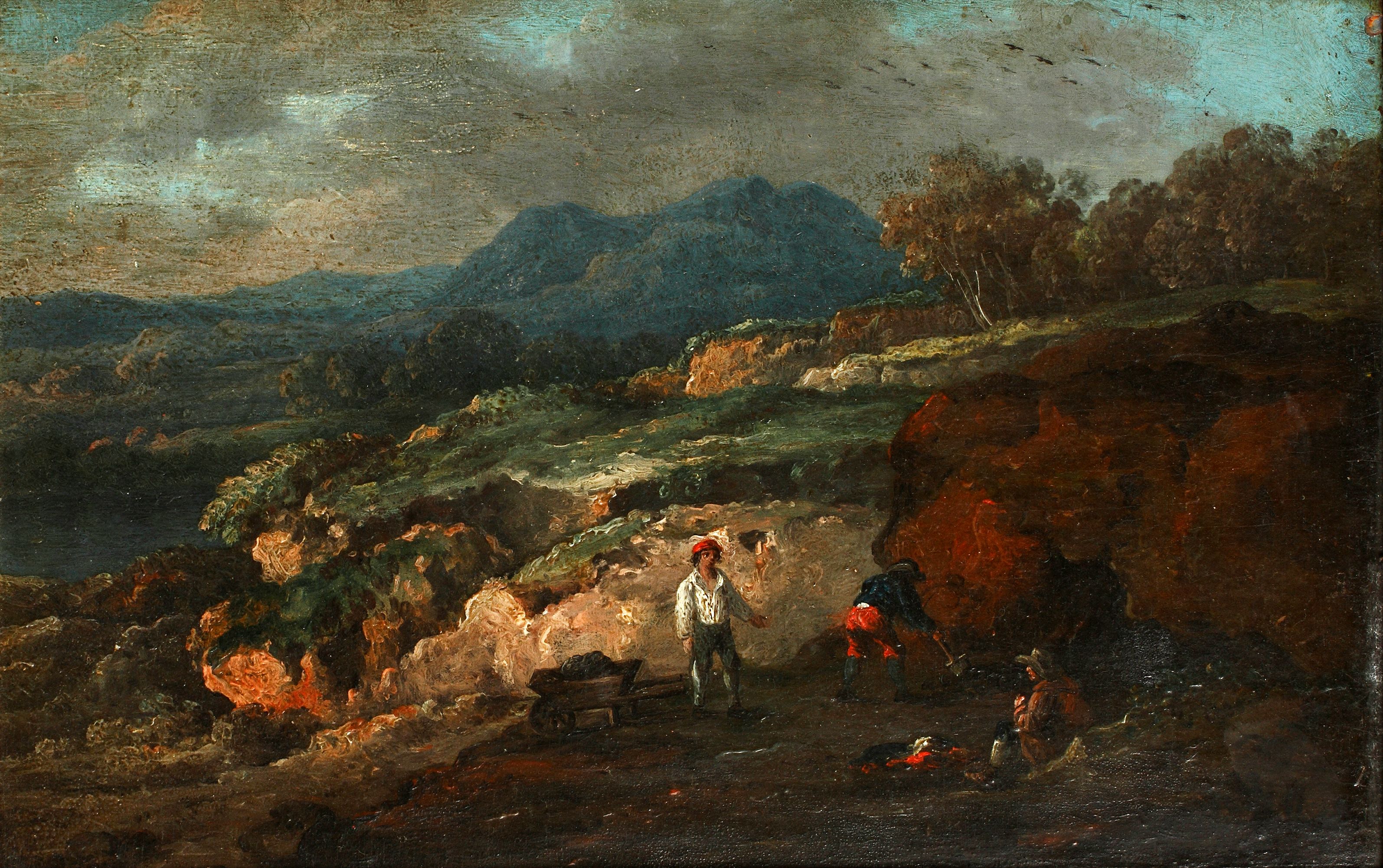 Bonhams : Circle of Julius Caesar Ibbetson (British, 1759-1817) Three ...