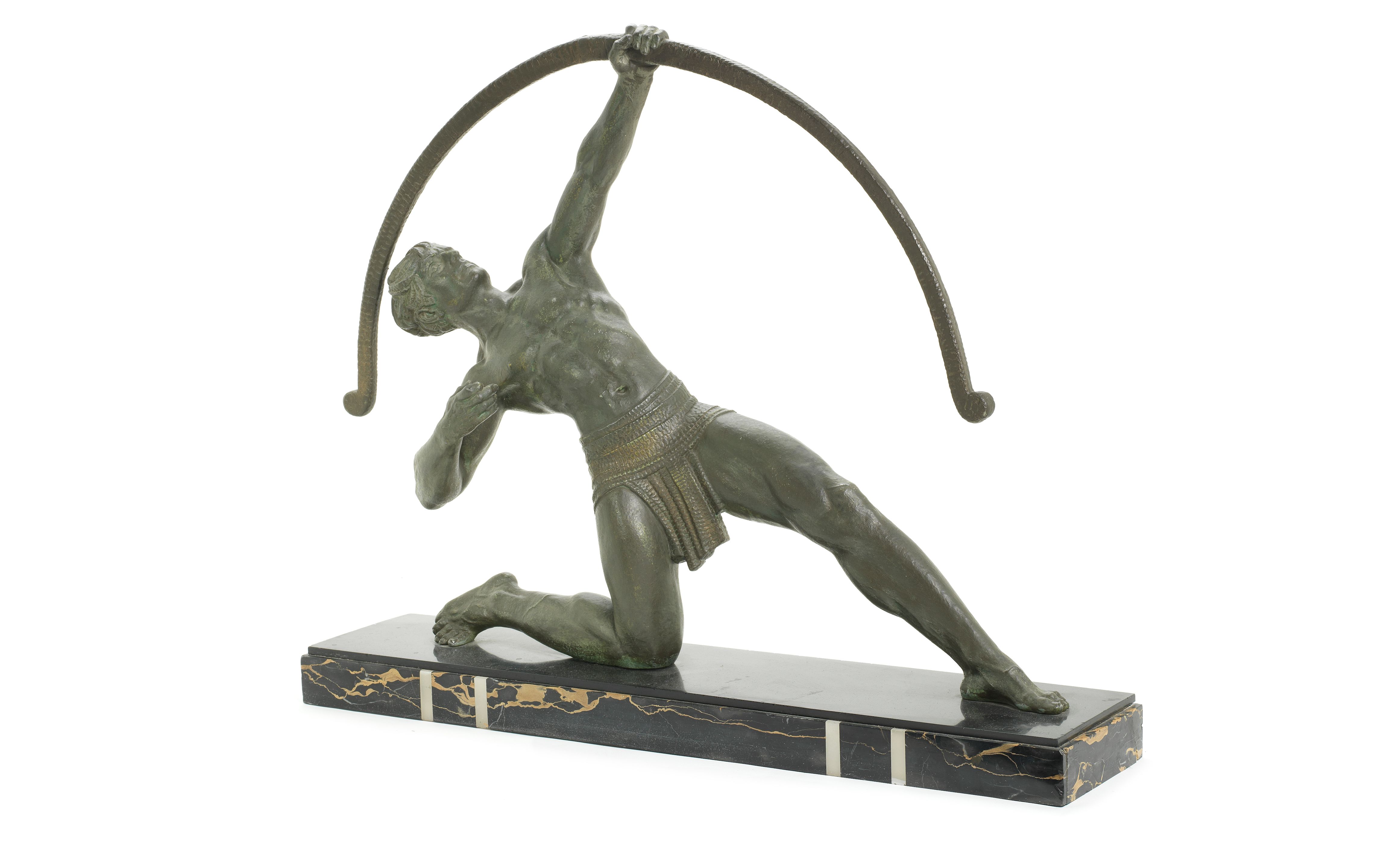 Bonhams : Demetre Chiparus (1886-1947) 'Archer' a Patinated Spelter ...