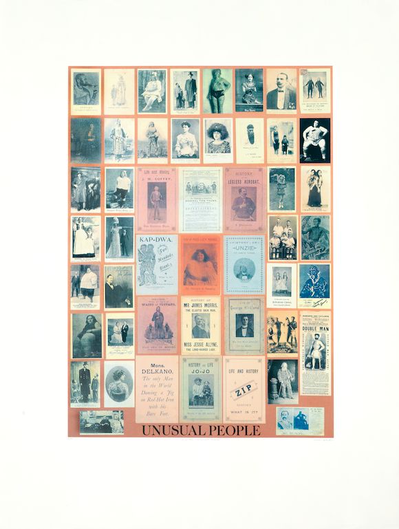 Bonhams : Sir Peter Blake (British, born 1932) U is for Unusual People ...