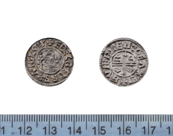 Bonhams : Aethelred II, 978-1016, CRVX type, Penny, 1.49g, Bare-headed ...