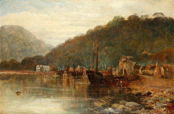 Bonhams : R. Allan (British, active 1900s) View of Lynton, Devon