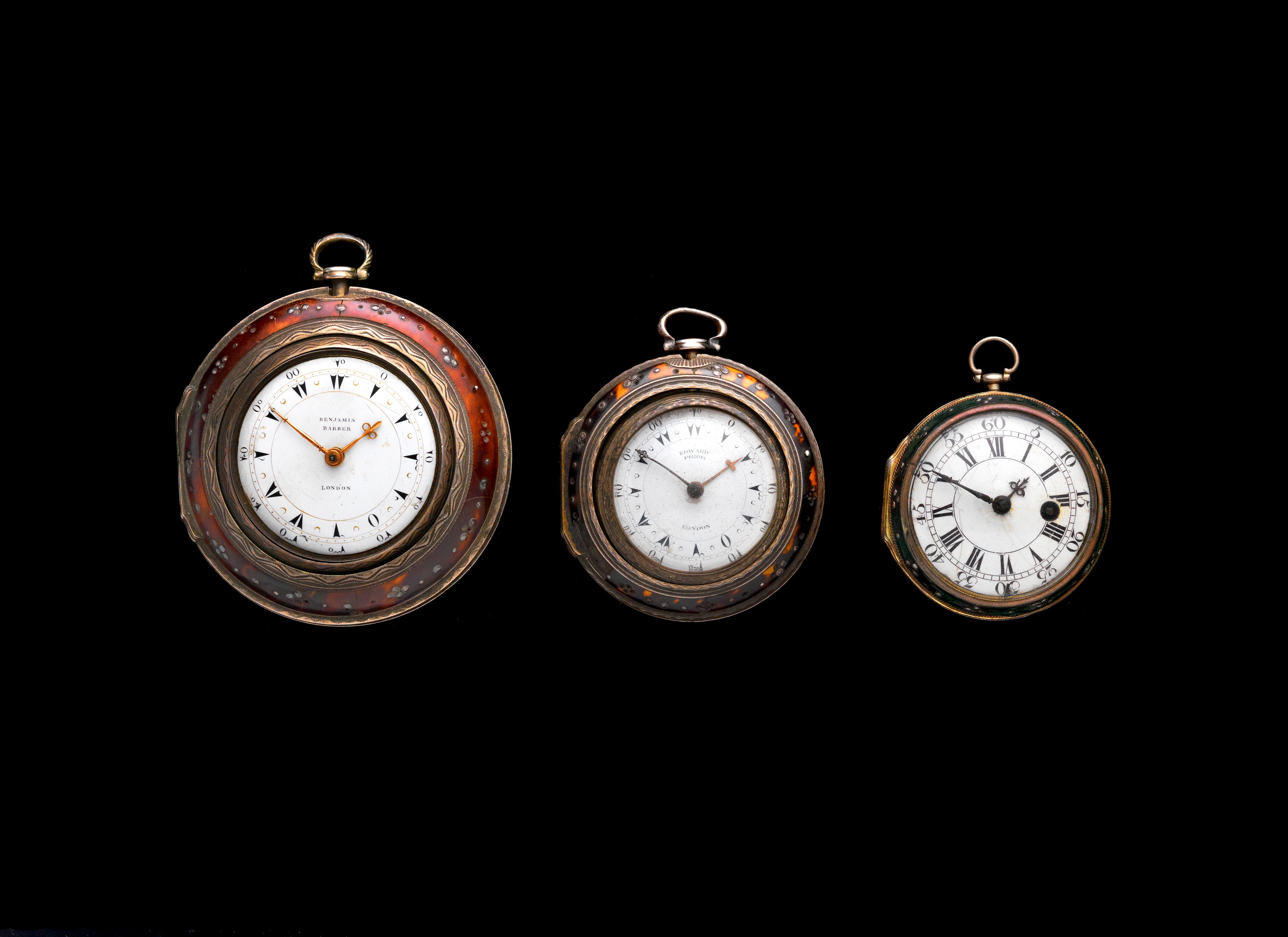 Bonhams : Two tortoiseshell-mounted silver Pocket Watches for the ...