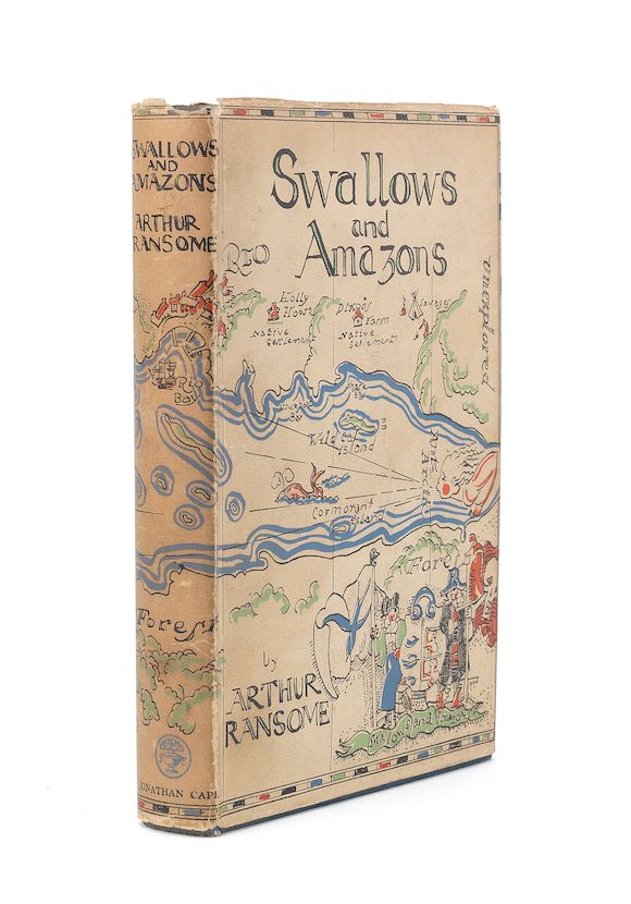 Bonhams : RANSOME (ARTHUR) Swallows & Amazons, FIRST EDITION, SIGNED BY ...