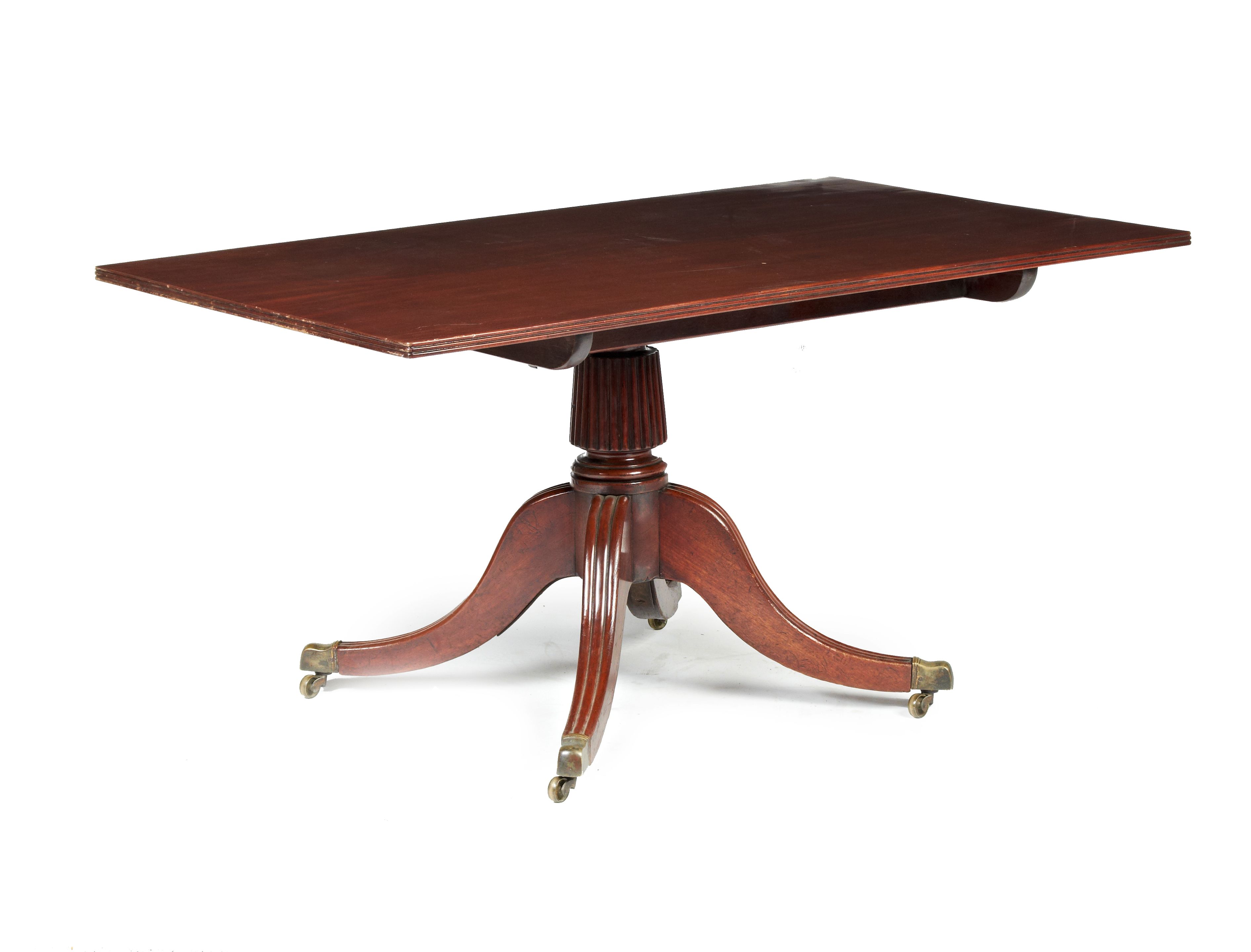 Bonhams : A 19th century mahogany rectangular snap top breakfast table