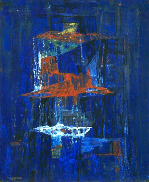 Bonhams : Joseph Lacasse (French, 1894-1975) Composition abstraite en ...