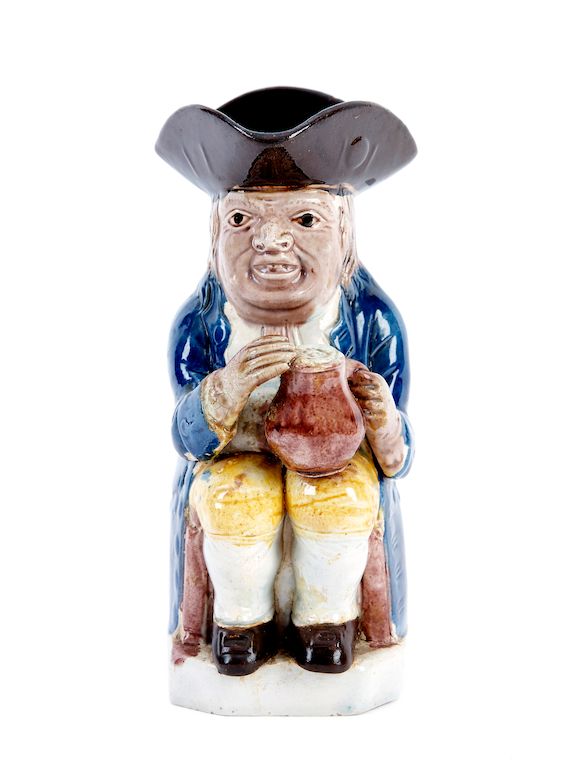 Bonhams : A small Wood Type 'Sharp Face' Toby Jug, circa 1785
