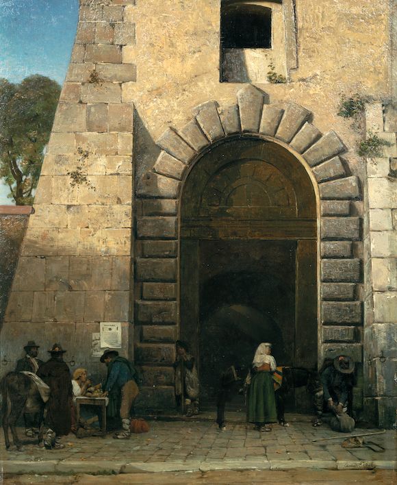 Bonhams : Edmond Lebel (French, 1834-1909) At the entrance