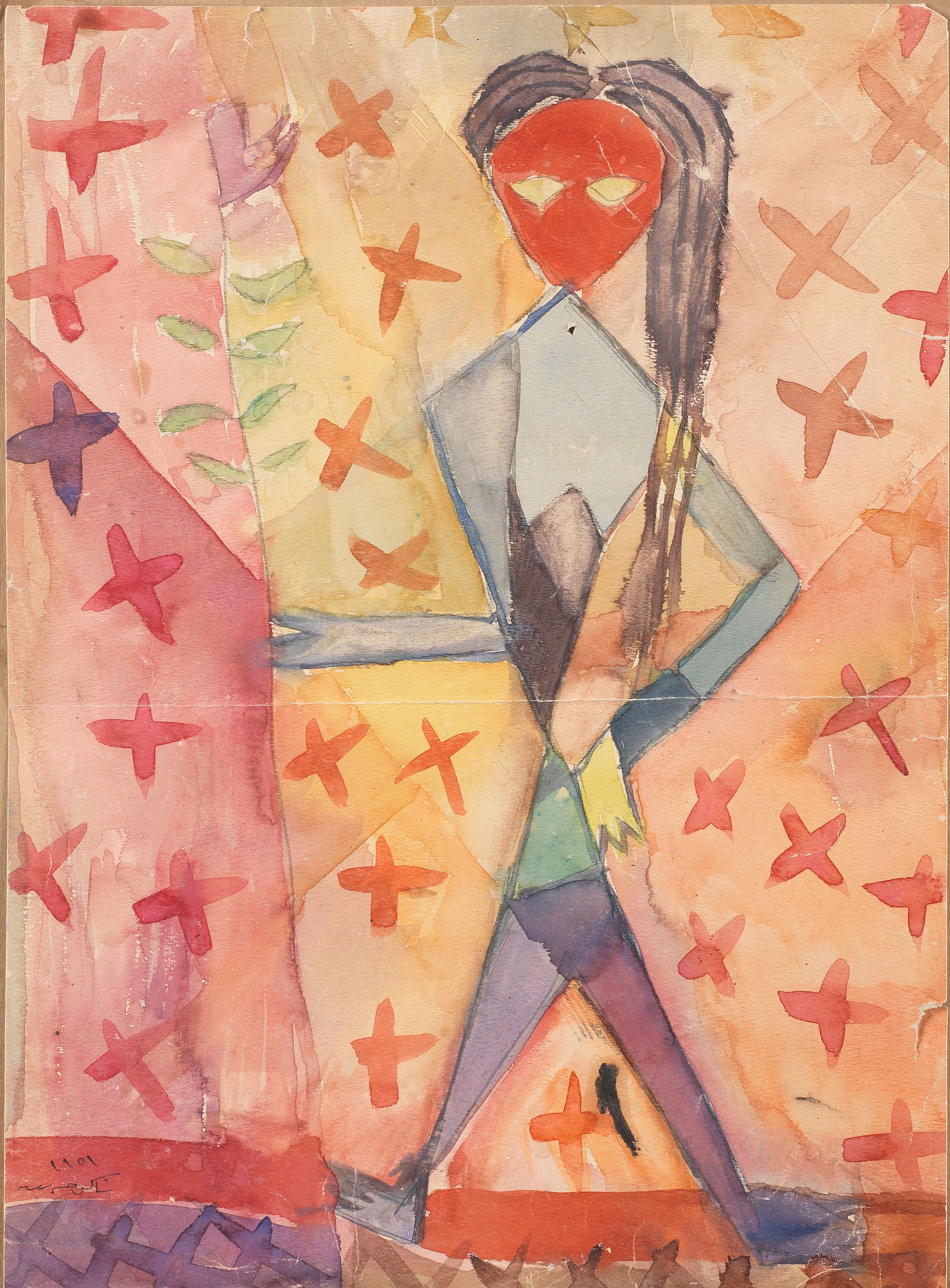 Bonhams : Shakir Hassan Al Said (Iraq, 1925-2004) Figure in Profile