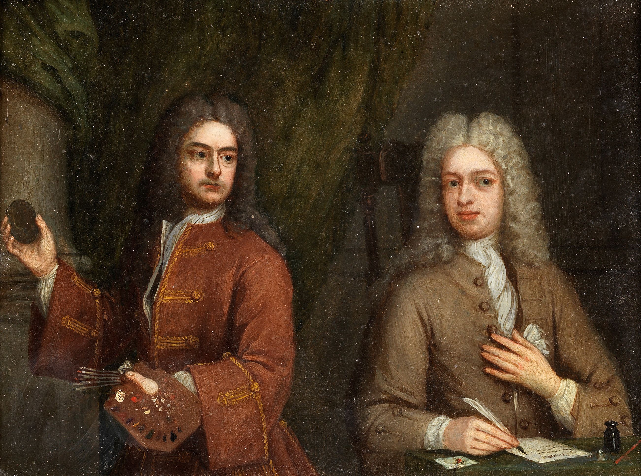 Bonhams : Circle of Jonathan Richardson (London 1665-1745) A double ...