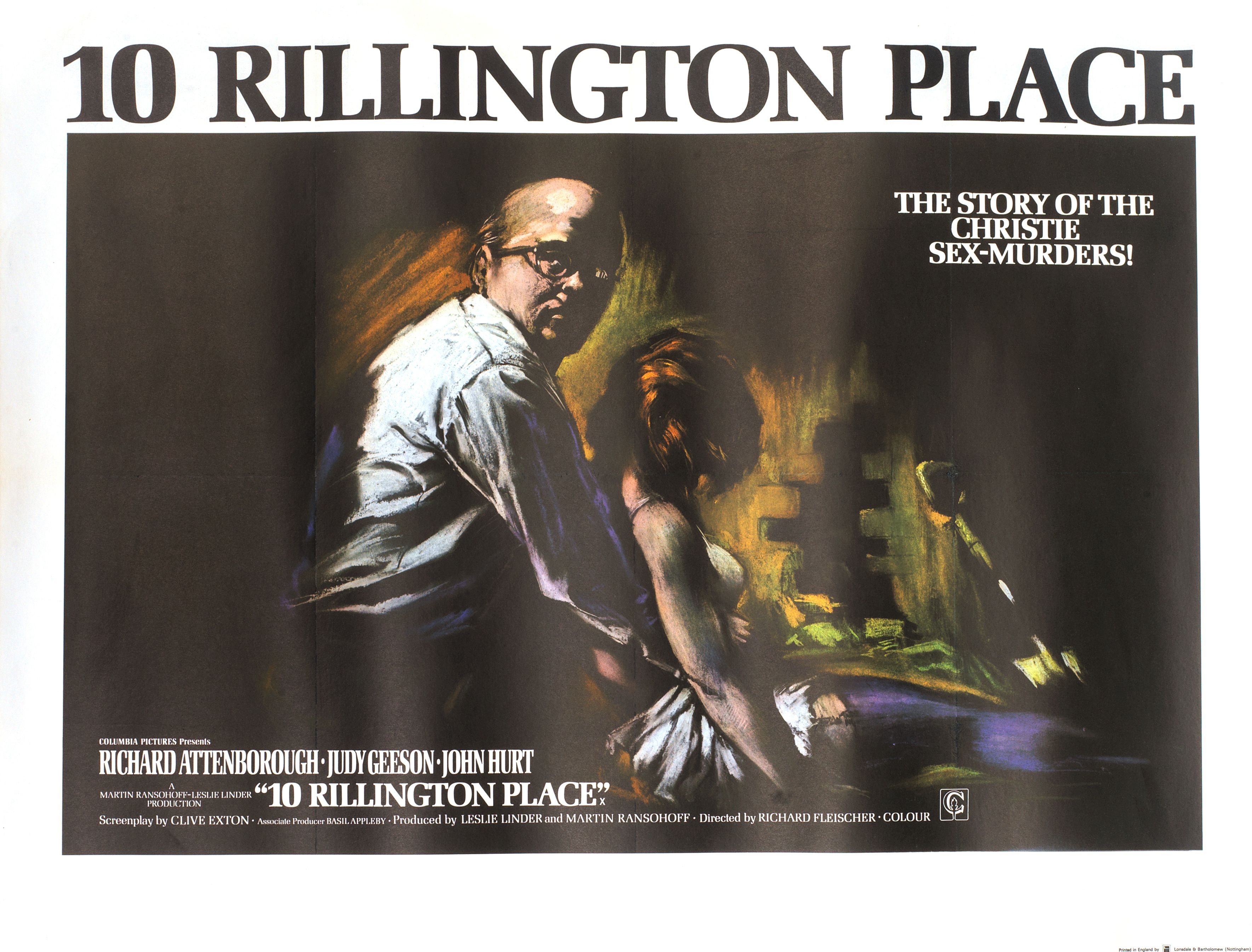 Bonhams : Ten Rillington Place, Columbia, 1971,