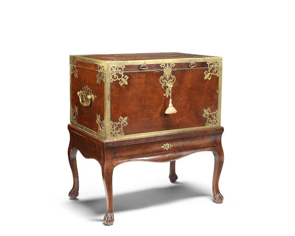 Bonhams An Early 19th Century Anglo Chinese Brass Mounted And Inlaid