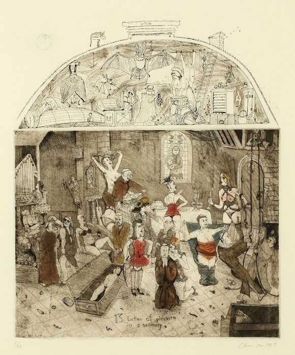 Bonhams : Chris Orr, RA (British, born 1943) Ladies of Pleasure in a ...