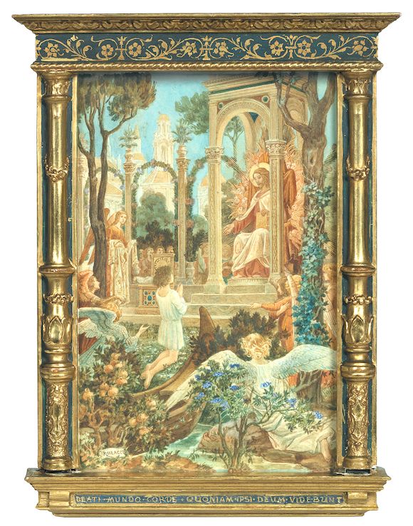 Bonhams : Riccardo Meacci (Italian, 1856-1938) Christ and angels