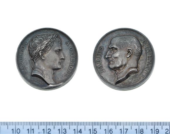 Bonhams : Napoleon A silver medal of Napoleon and Fabius Cunctator ...