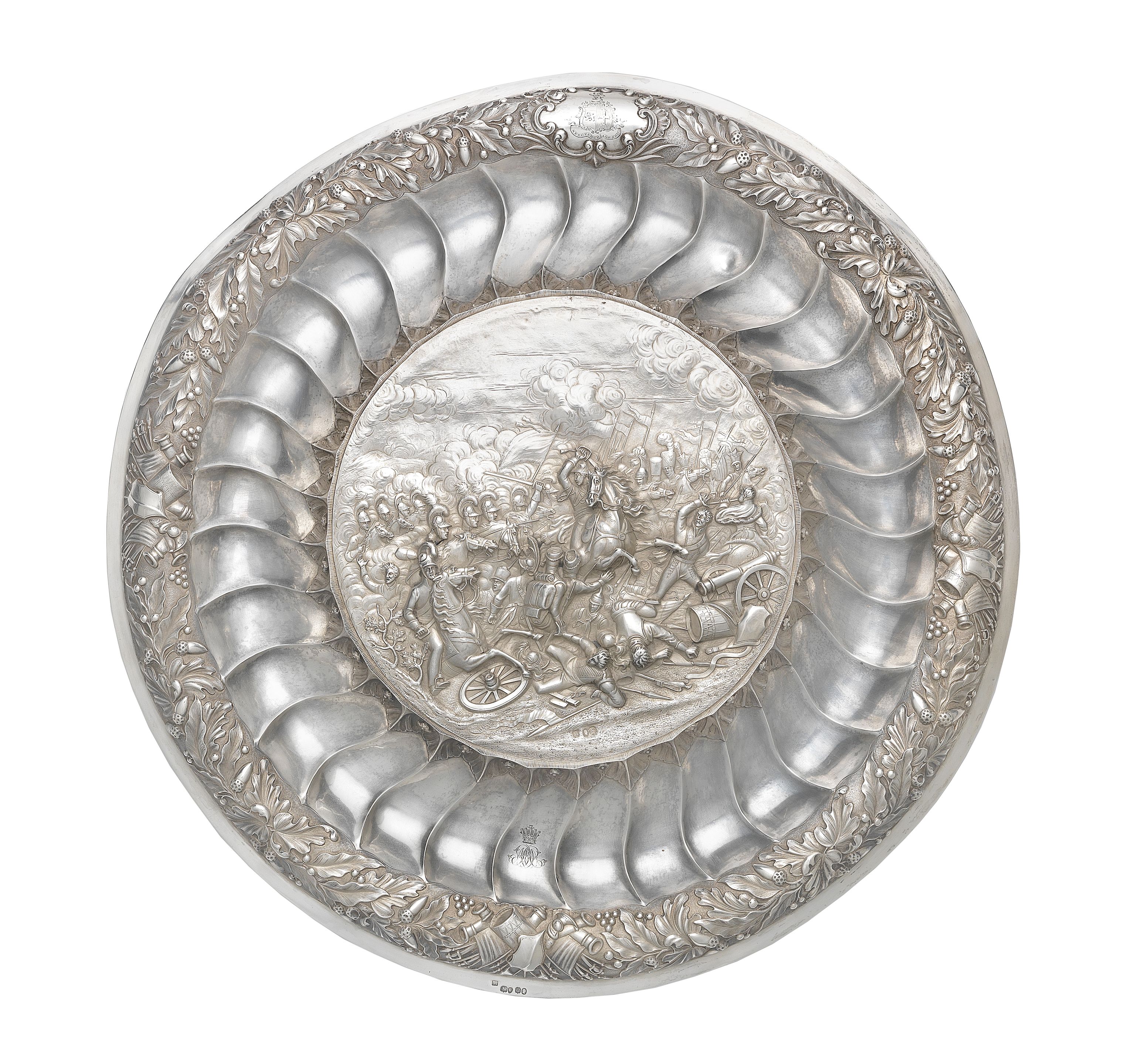 Bonhams : The Life Guard Charge at Waterloo An impressive William IV ...