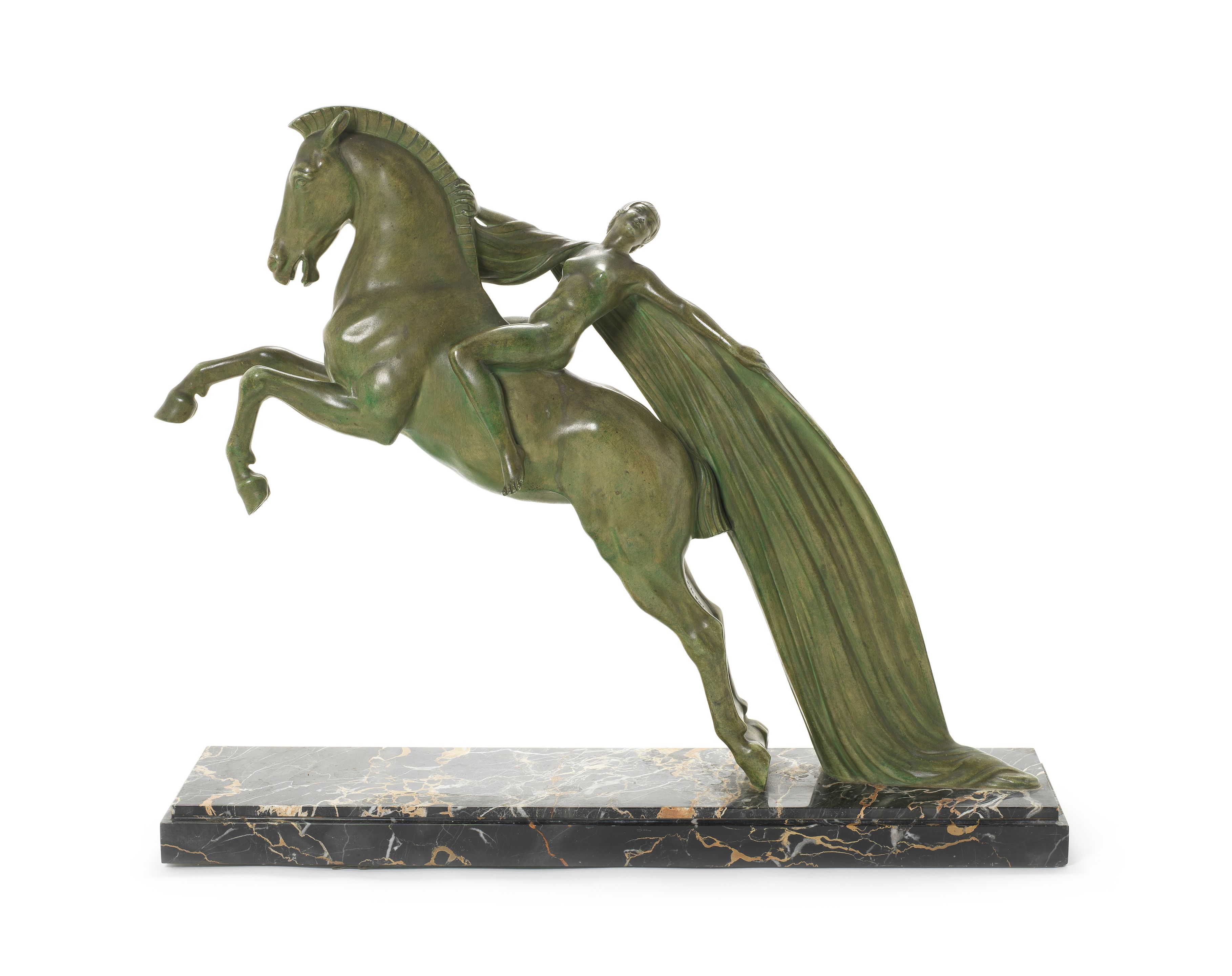 Bonhams : Charles 'Chevauchee' a Large Art Metal Sculpture of 'Diana ...