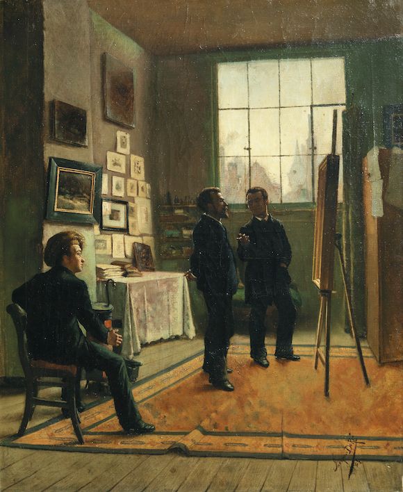 Bonhams : Jacques Doré (French, 1861-1929) The artist's atudio