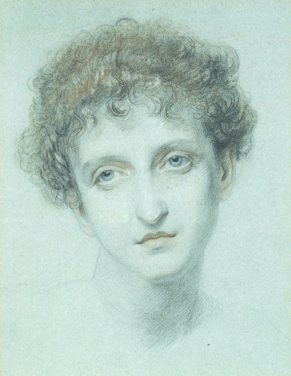 Bonhams : Frederic James Shields (British, 1833-1911) Portrait of a ...