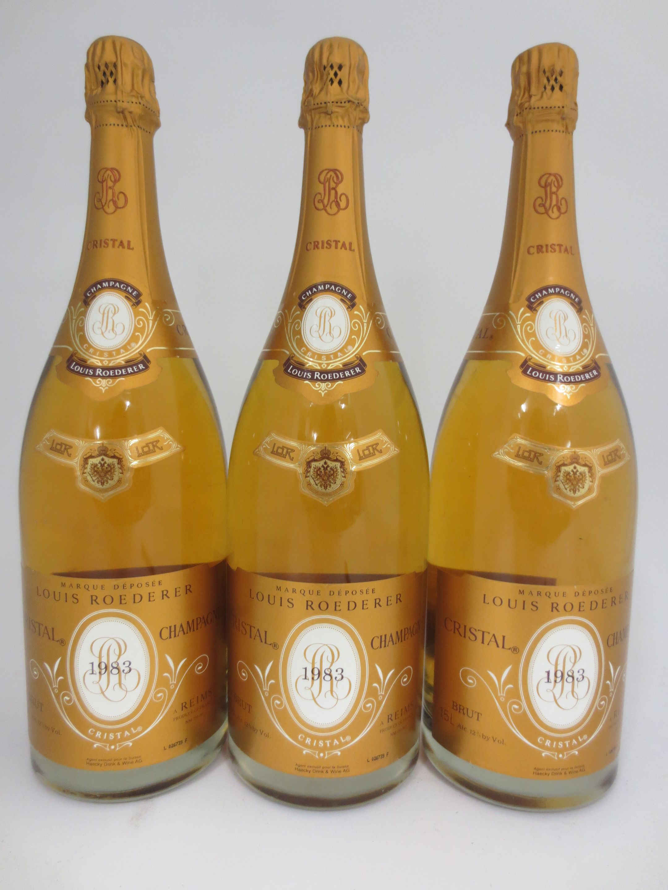 Bonhams : Louis Roederer Cristal 1983 (6 magnums)