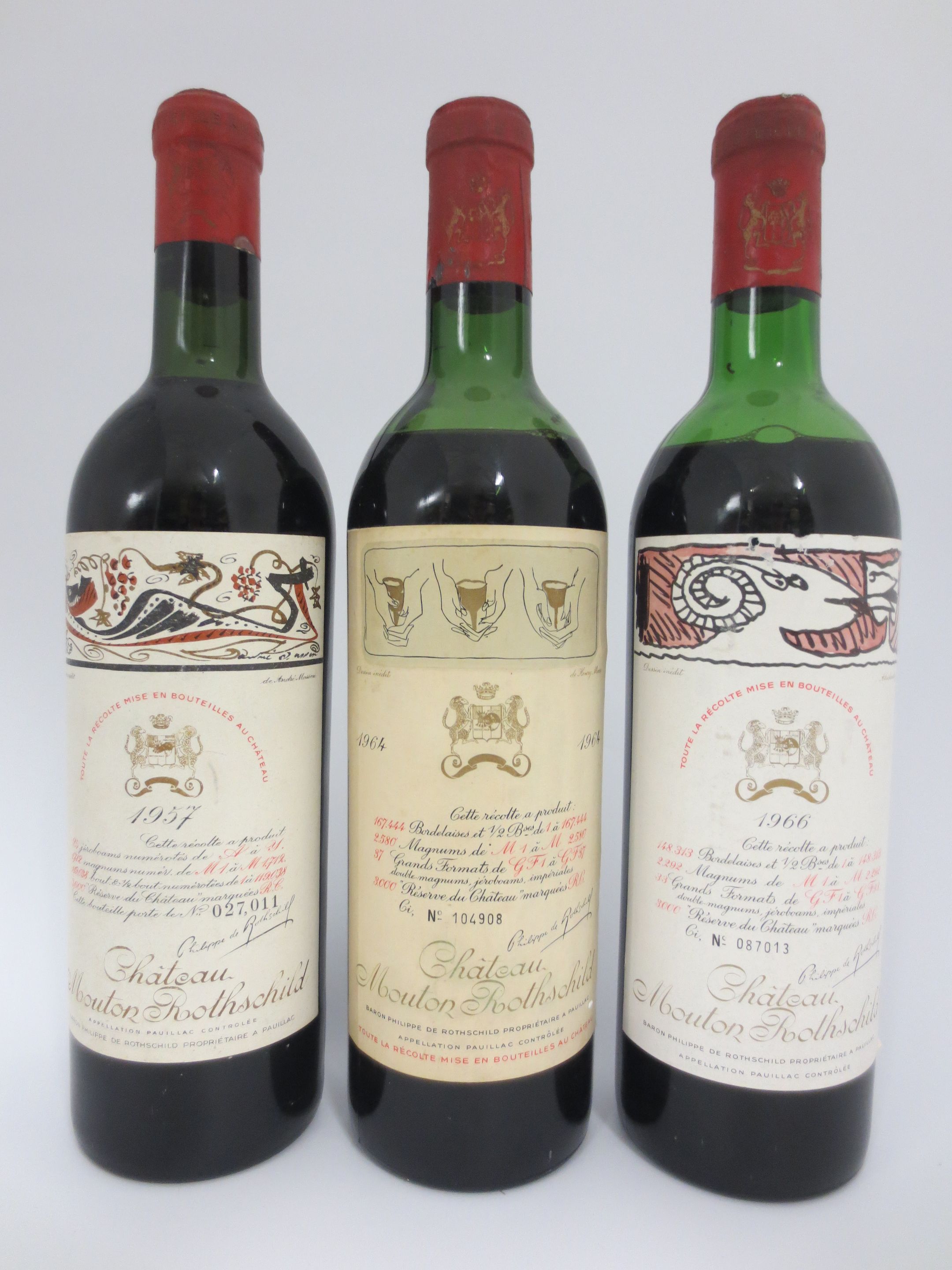 Bonhams : Chateau Mouton Rothschild 1957 (1) Chateau Mouton Rothschild ...