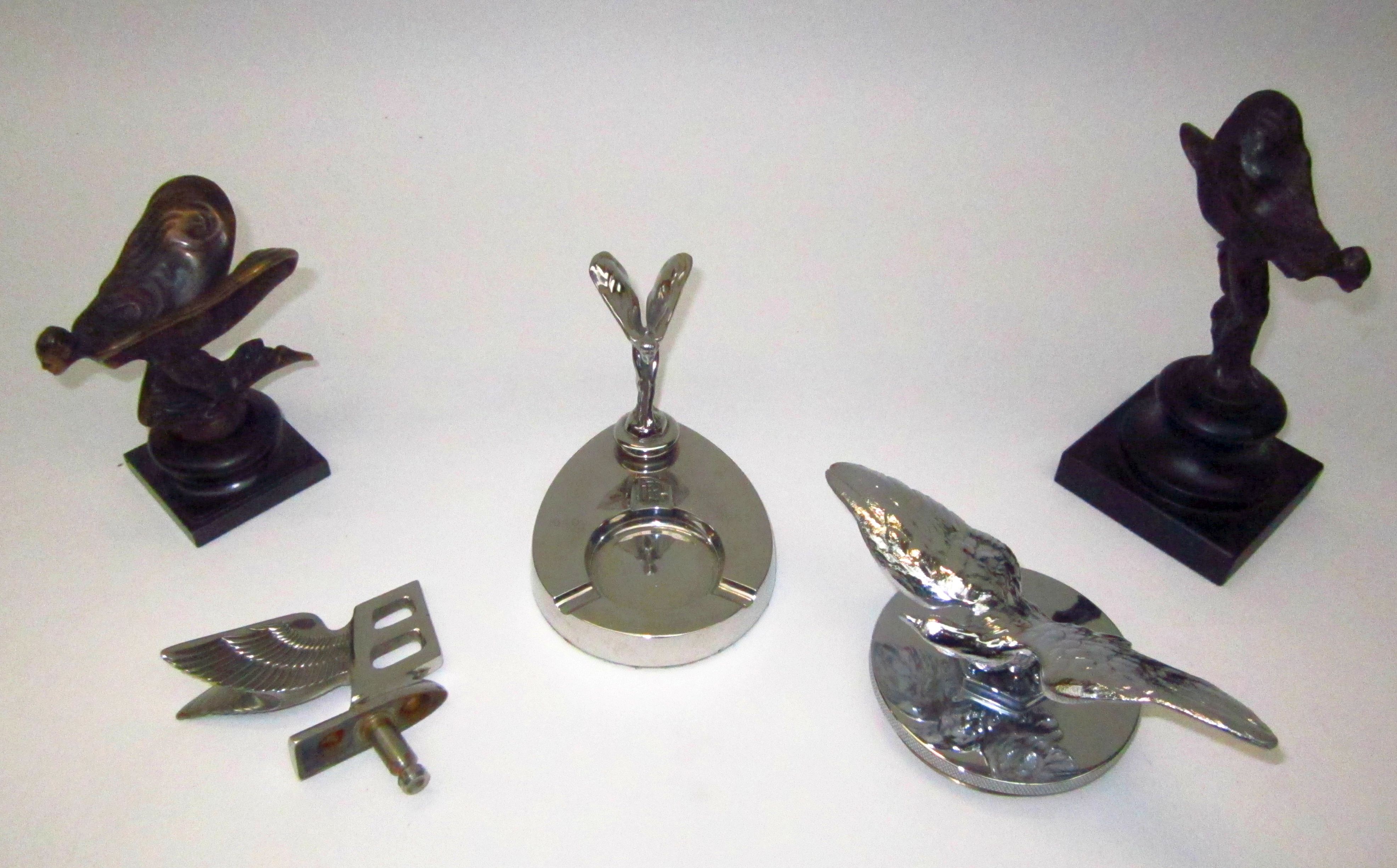 Lejeune Car Mascots A Collection Of Figural Car Mascots, (10 Car Bonnet ...