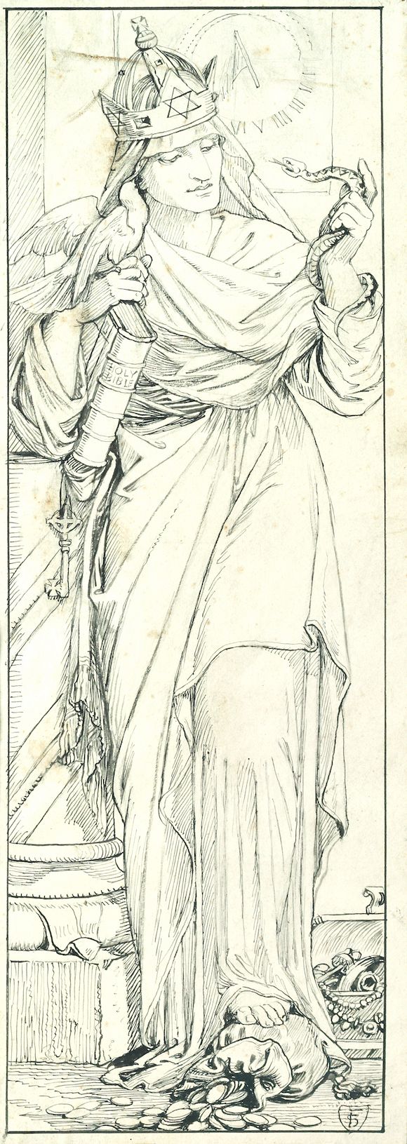 Bonhams : Frederic James Shields (British, 1833-1911) Six studies for ...