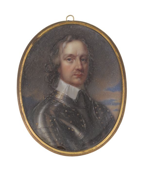 Bonhams : Henry Pierce Bone (British, 1779-1855) Oliver Cromwell (1599 ...