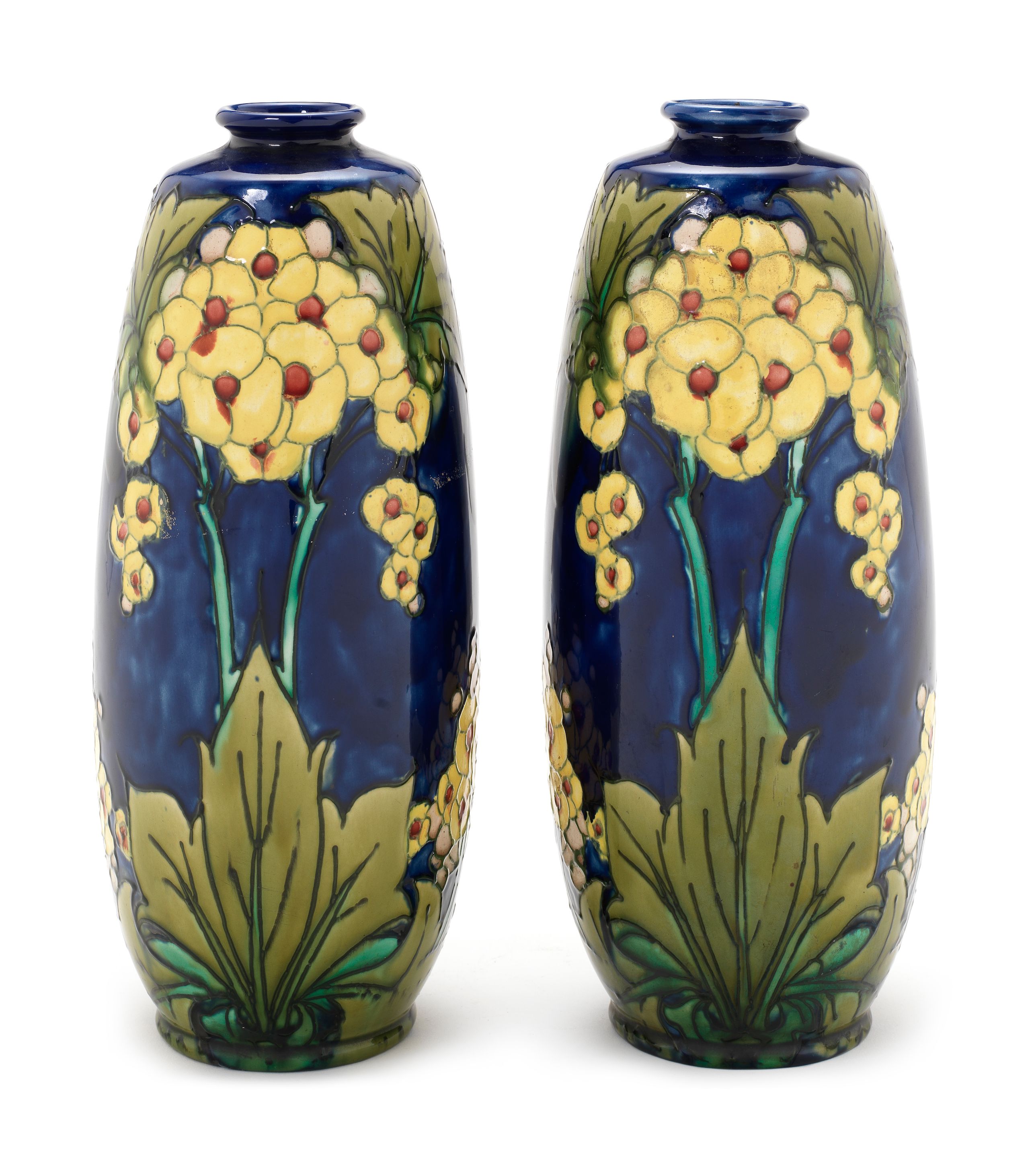 Bonhams : John Wadsworth (attributed) for Minton a Pair of Secessionist ...