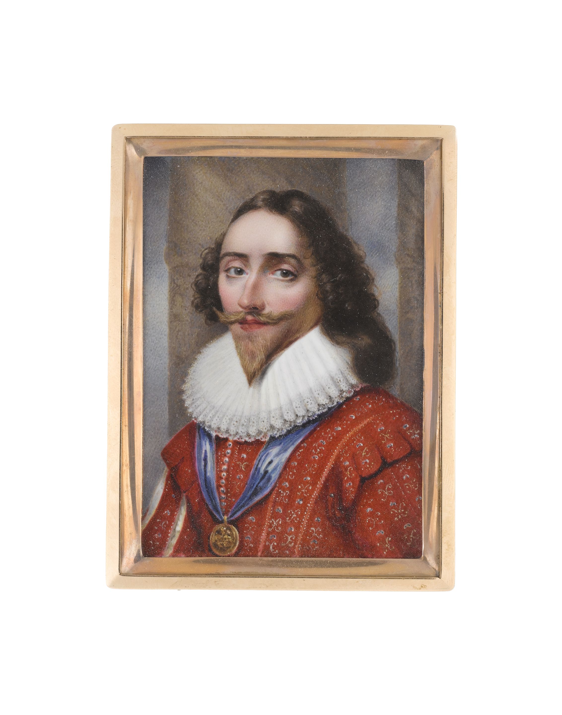 Bonhams : British School, 18th century Two portrait miniatures of ...