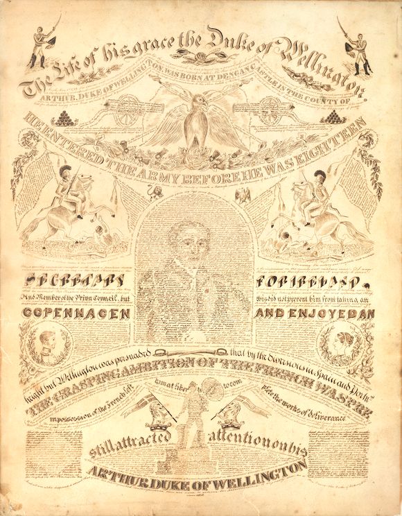 Bonhams : WELLINGTON CALLIGRAPHY The Life of his grace the Duke of ...