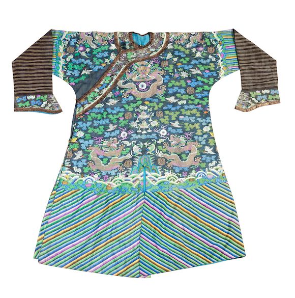Bonhams : A kesi nine-dragon court robe Late 19th century