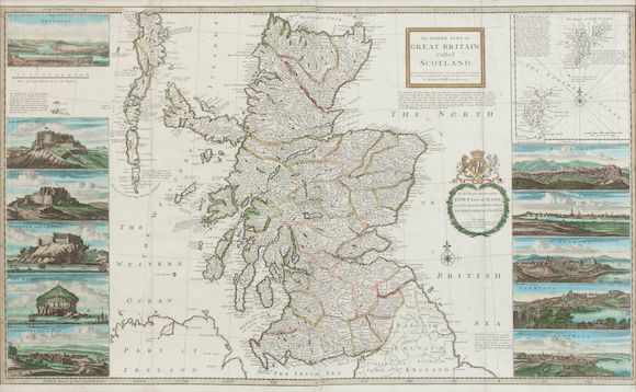 Bonhams : MAP - SCOTLAND MOLL (HERMAN) The North Part of Great Britain ...