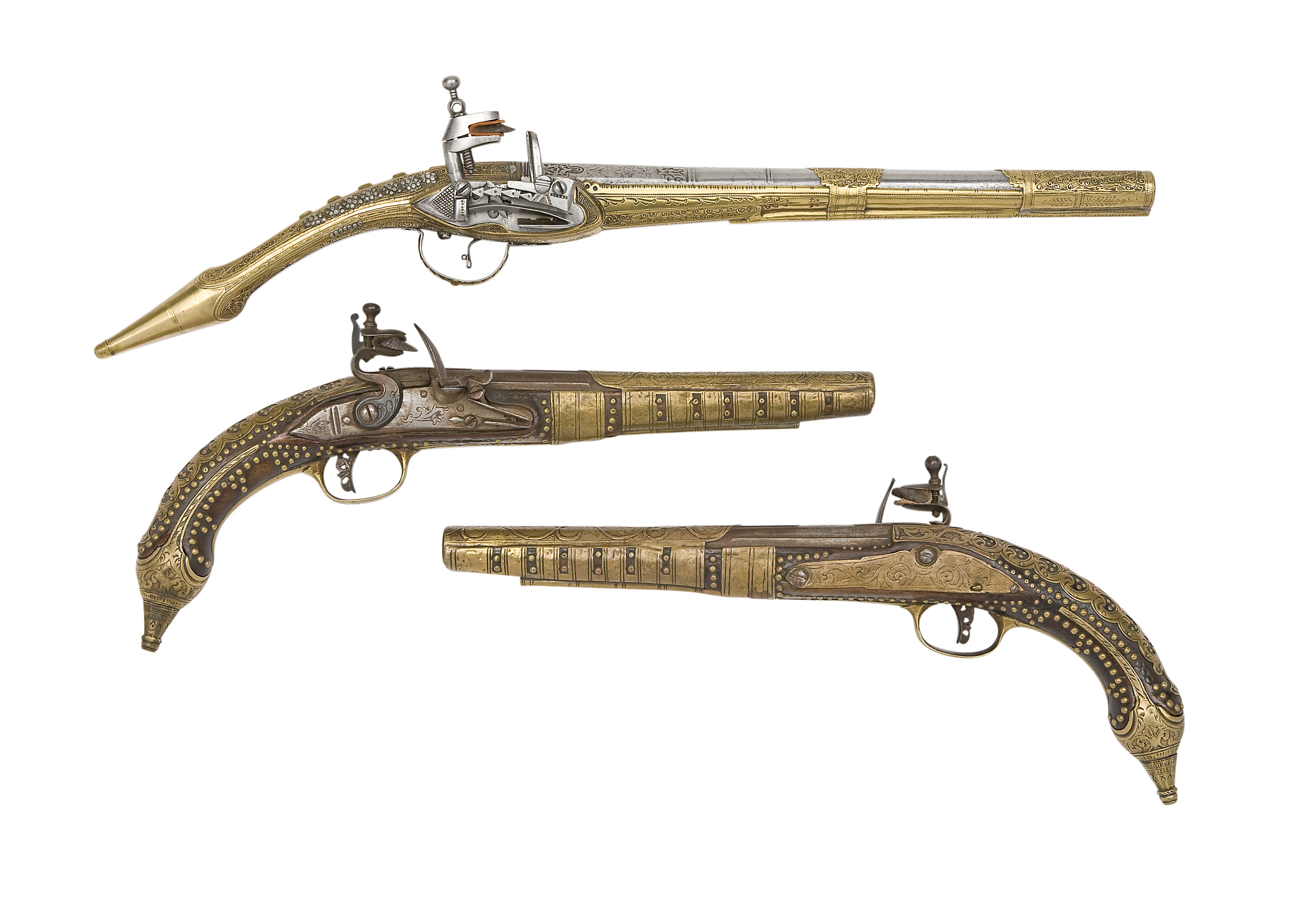 Bonhams : A 20-Bore Miquelet-Lock 'Rat-Tail' Pistol
