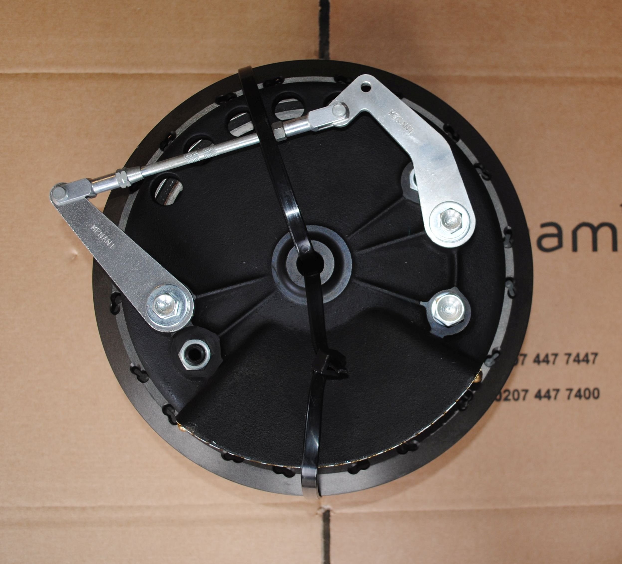 Bonhams Cars : A believed Menani 4LS front brake,