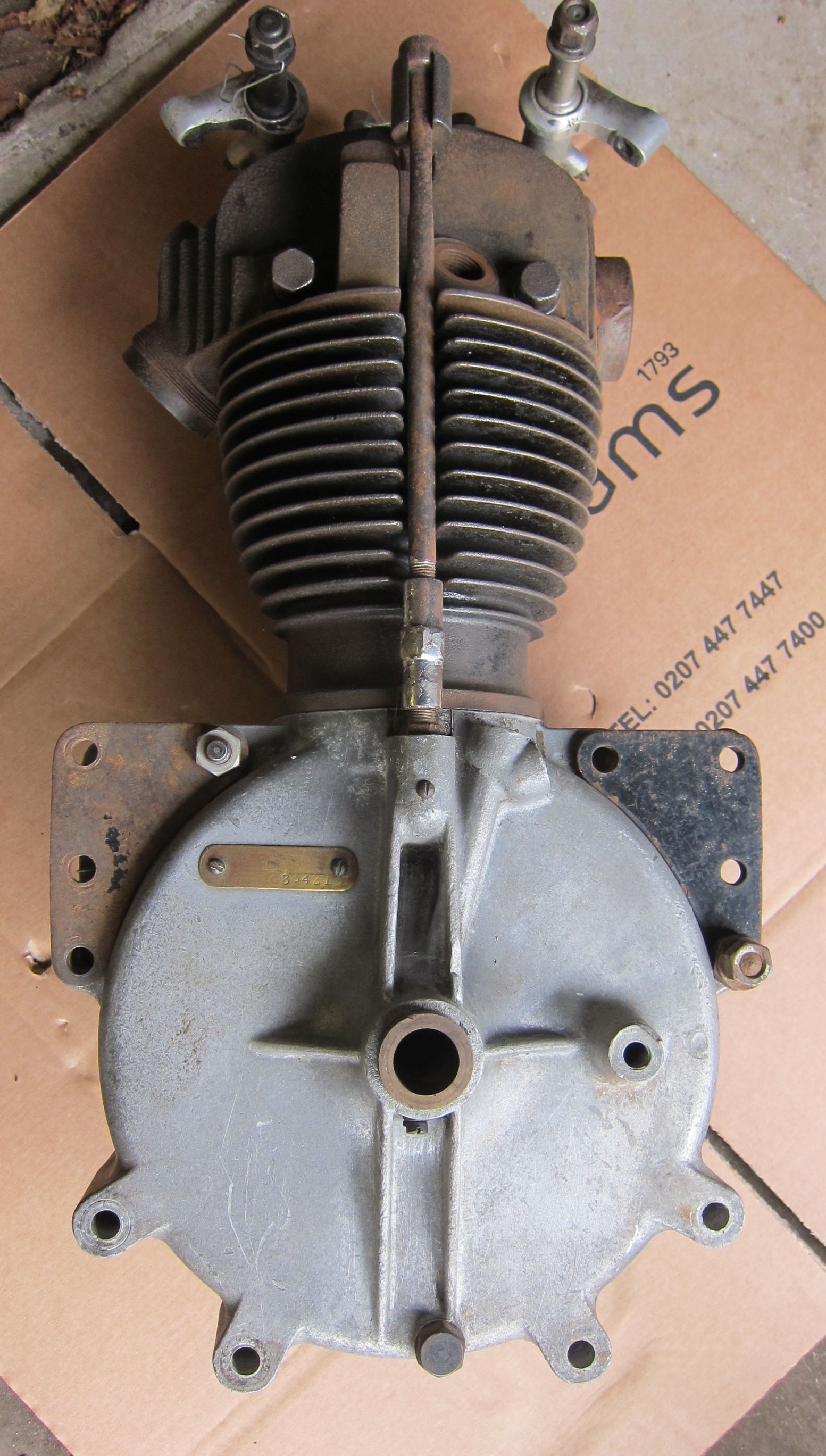 Bonhams Cars : An AJS G8 OHV engine,