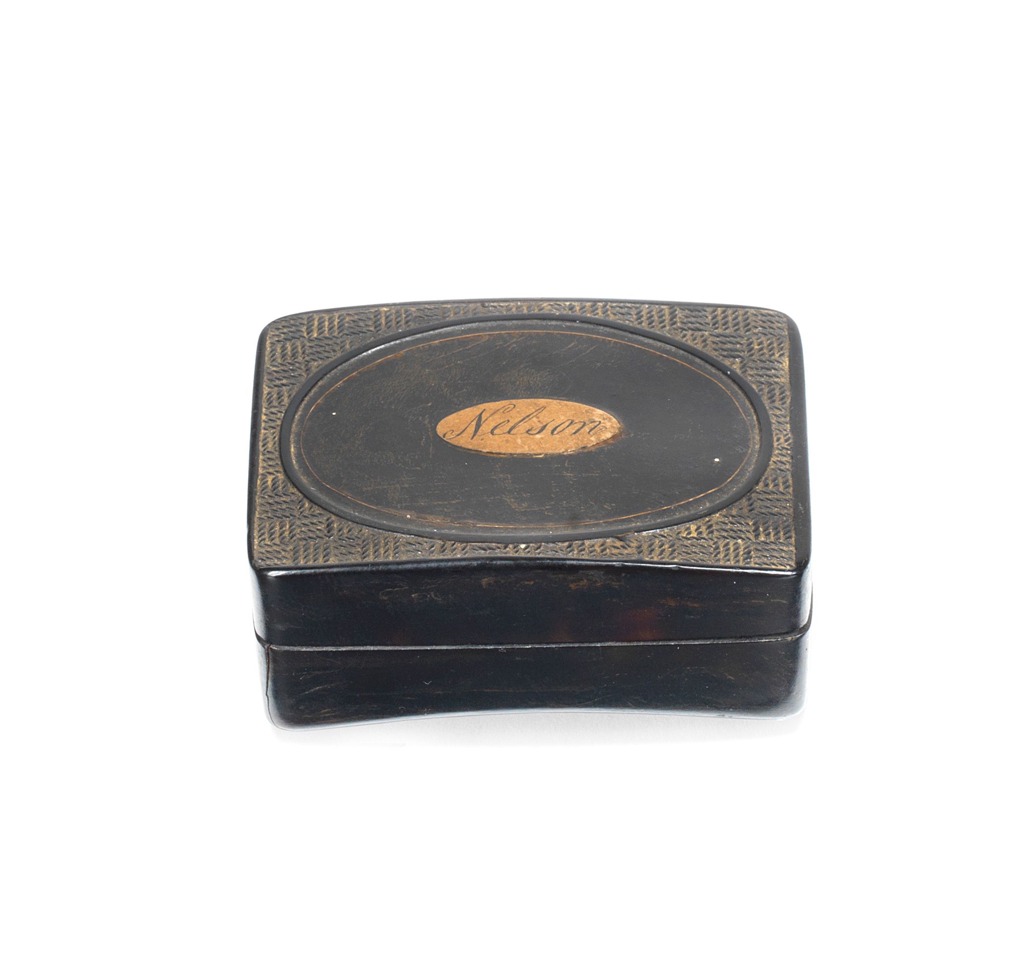 Bonhams : A Tortoise shell snuff box, by repute belonging to Admiral Nelson