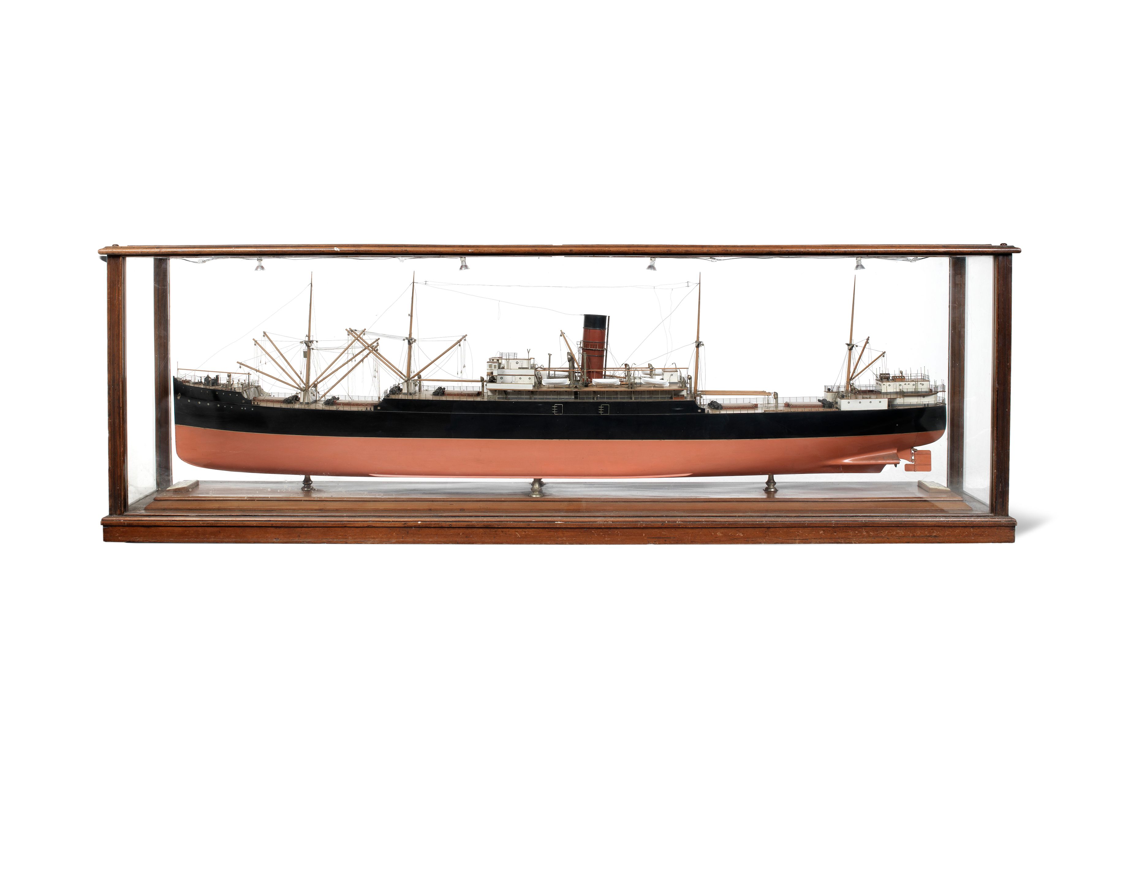 Bonhams : A large Builder's model of the cargo ship TSS Leitrim 1915 ...