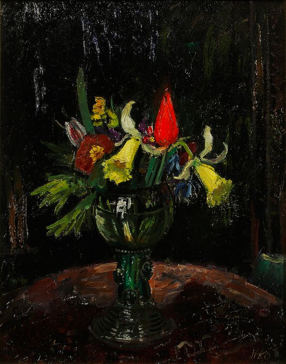 Bonhams : Harm Kamerlingh Onnes (Dutch, 1893-1985) Bouquet of flowers ...