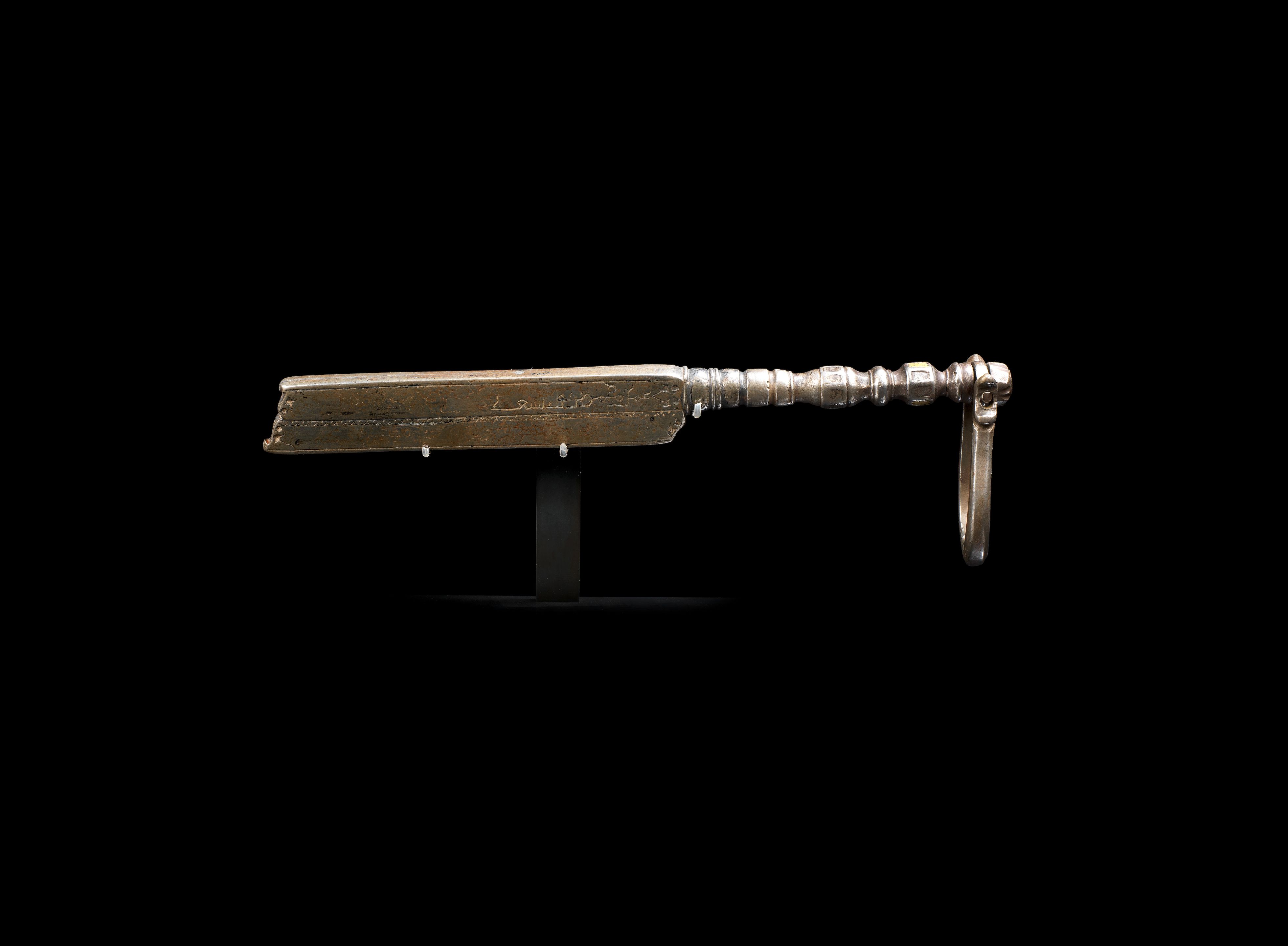 Bonhams : A Safavid steel Sword Sharpener Persia, 17th/ 18th Century