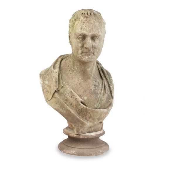 Bonhams : Lawrence Macdonald (1799-1878) A marble portrait bust of ...
