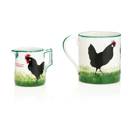 Bonhams A Collection Of Wemyss Cockerel Pottery