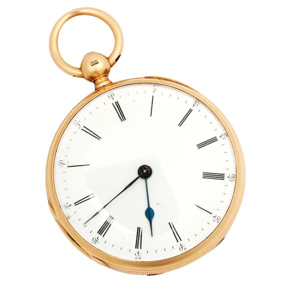 Bonhams : Of Royal Interest: An 18ct gold open-faced pocket watch ...