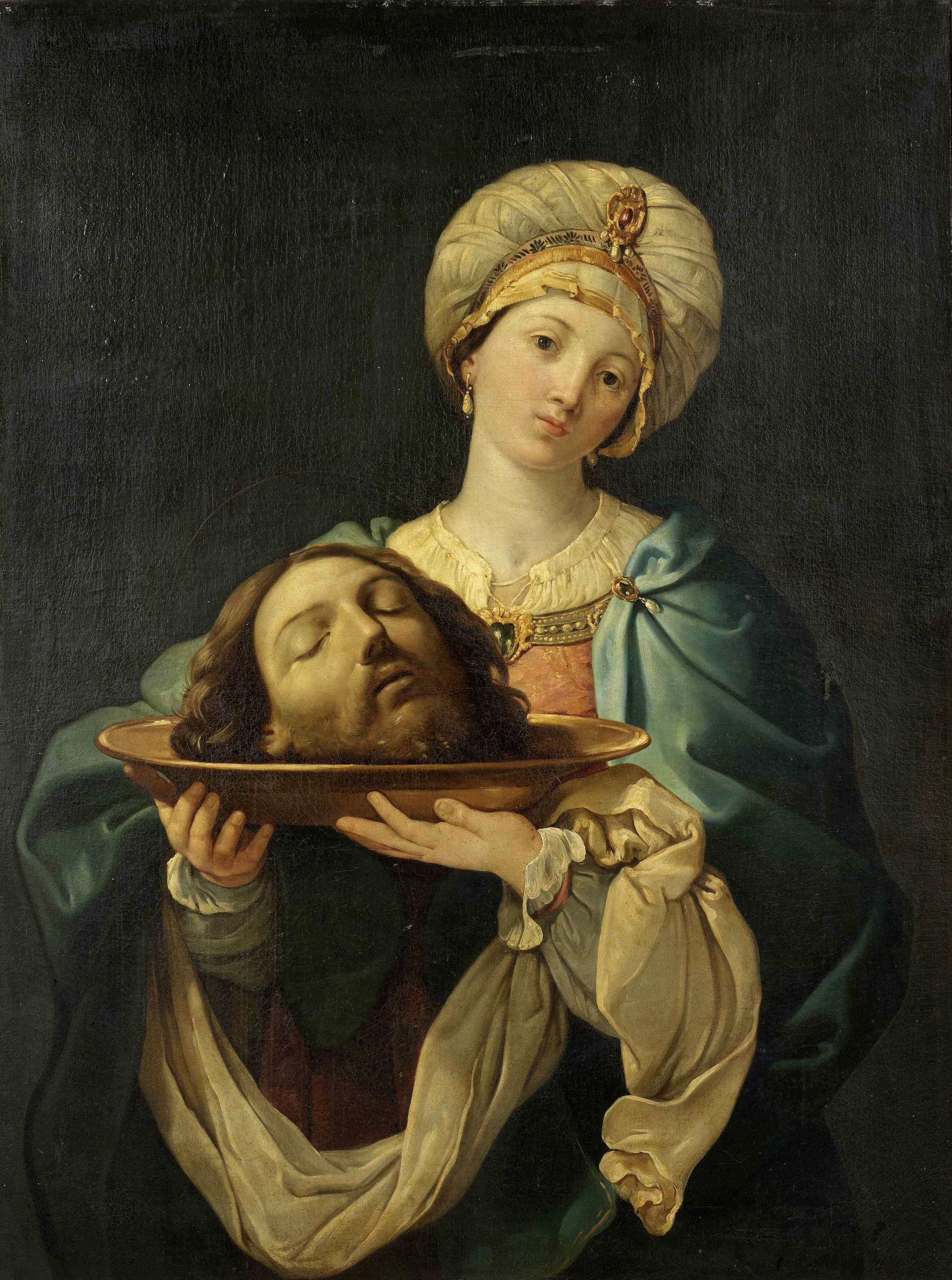 Bonhams : After Guido Reni, 18th Century Salome with the head of Saint ...
