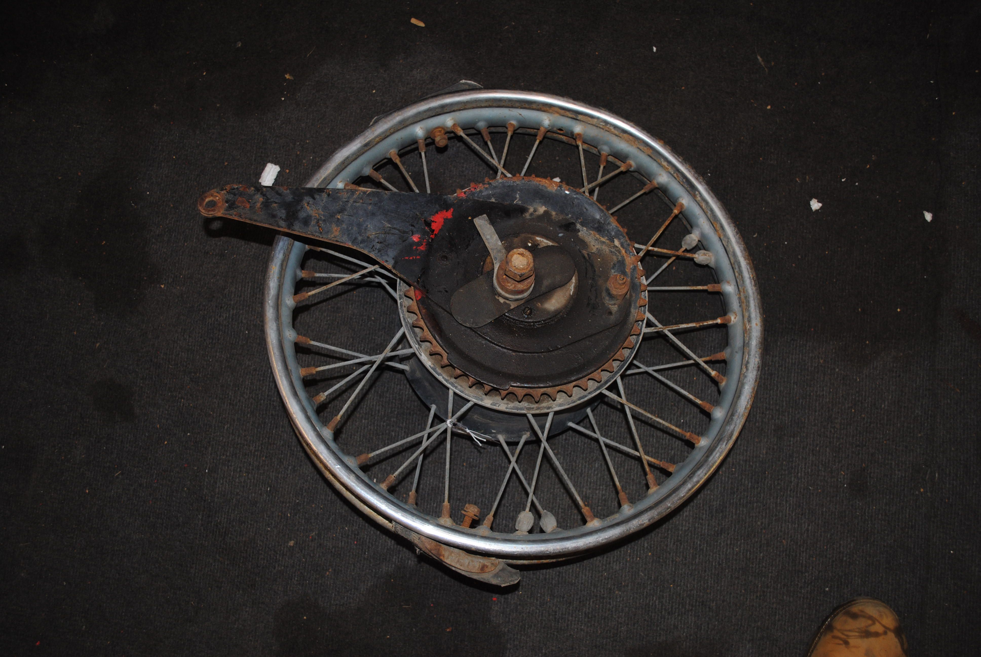 Bonhams Cars : A Triumph sprung hub,