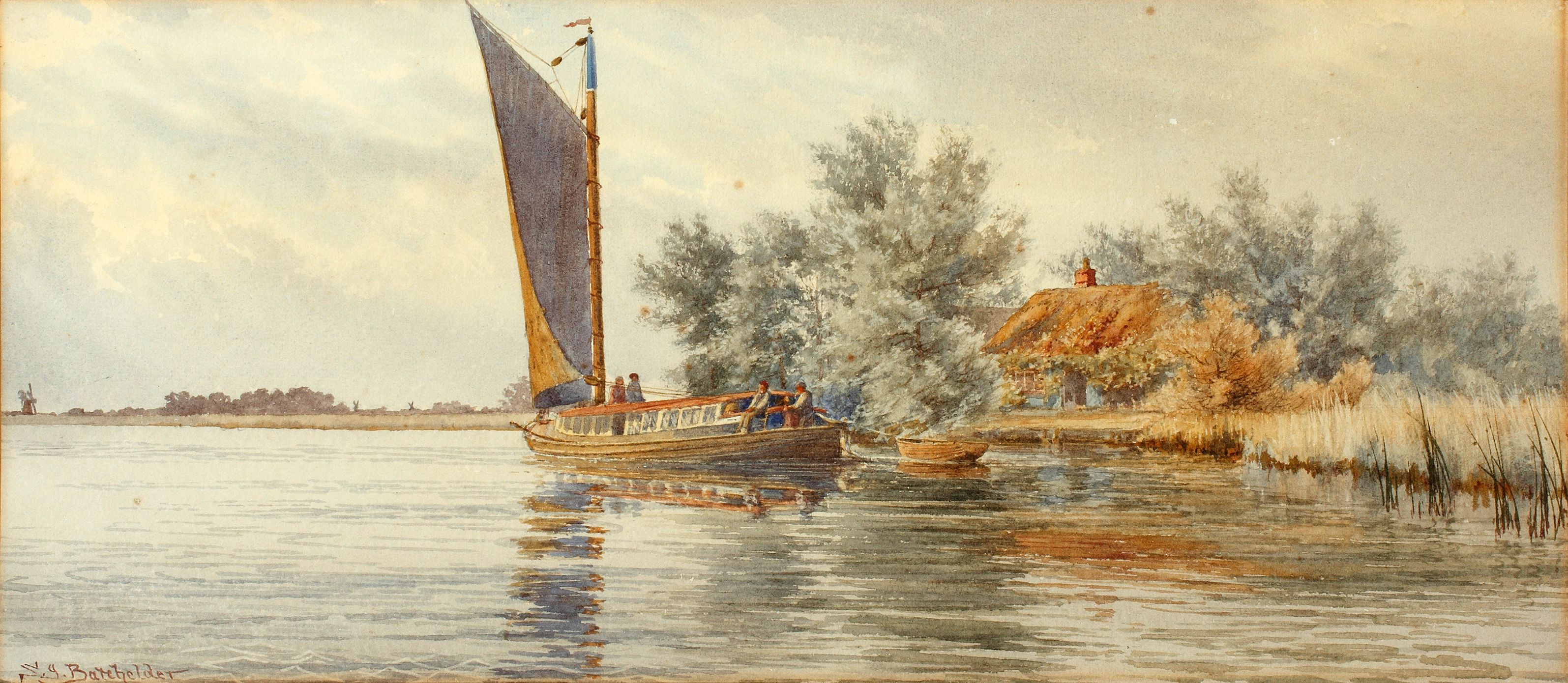 Bonhams : Stephen John Batchelder (British, 1849-1932) 'Horsey Mere'