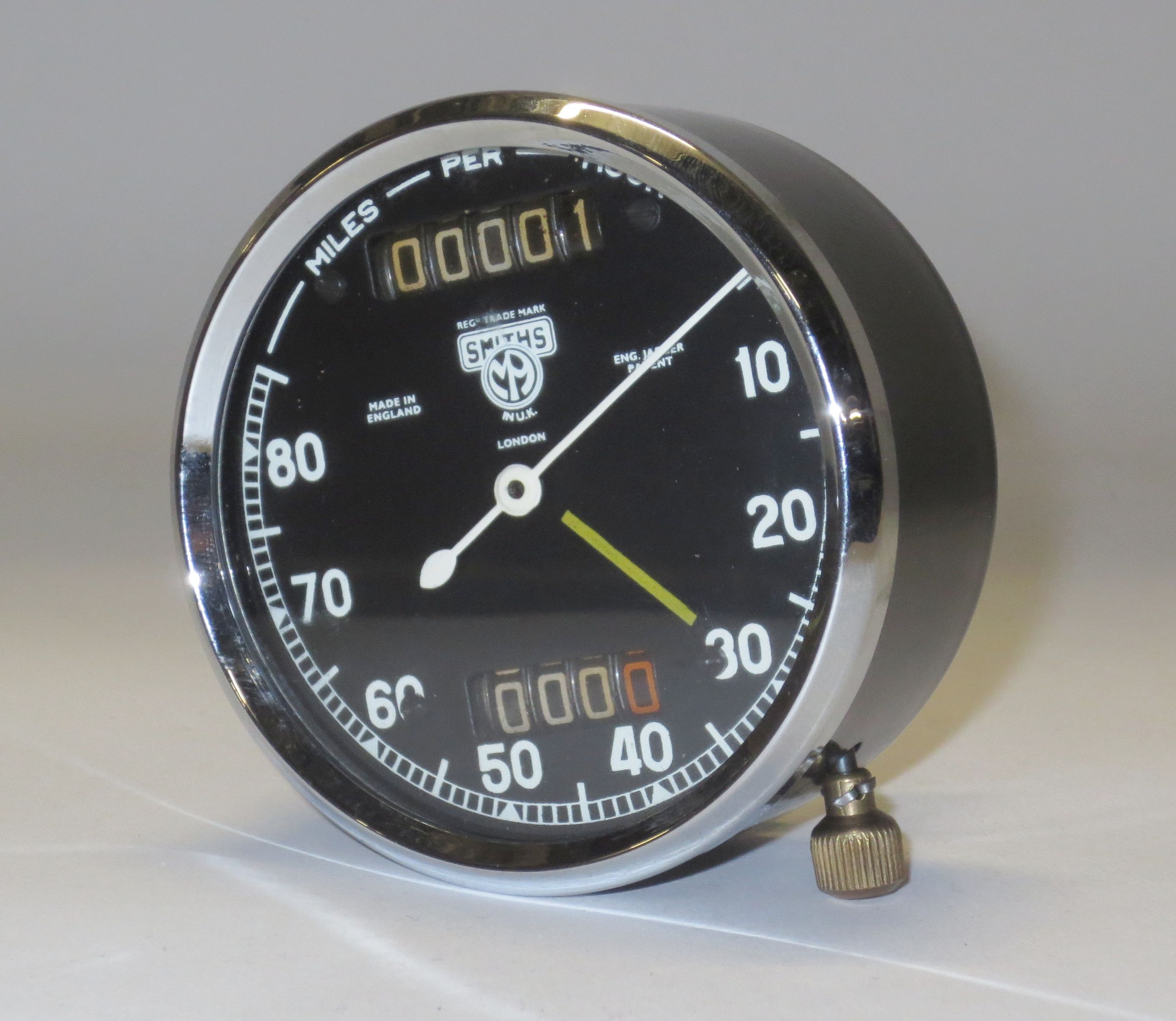 Bonhams Cars : A Smiths 80mph speedometer,