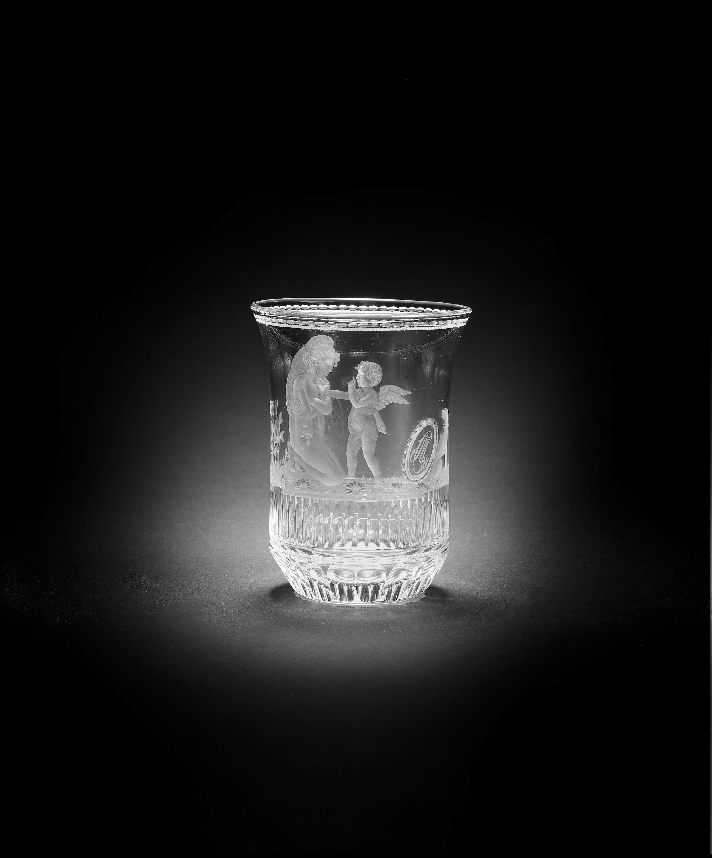 Bonhams A Fine Bohemian Engraved Beaker Attributed To Hieronymus