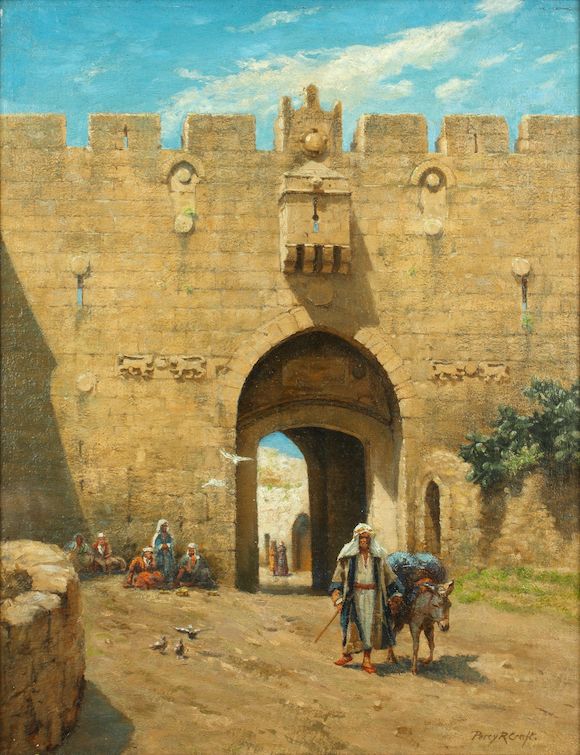 Bonhams : Percy Robert Craft (British, 1856-1934) St Stephen's Gate ...