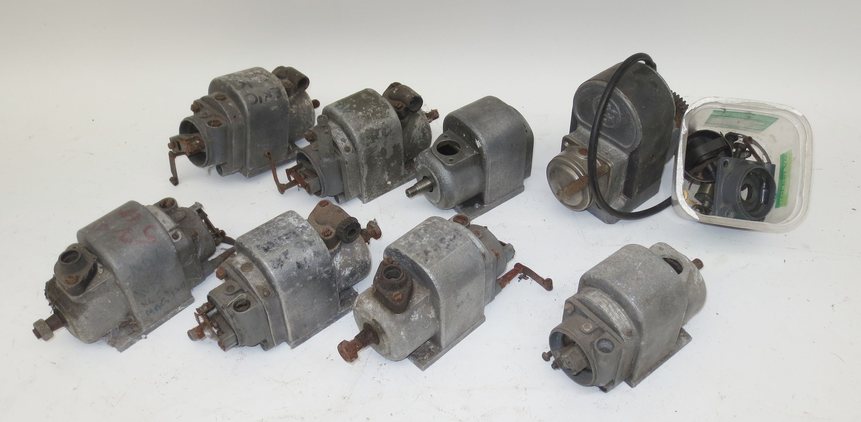 Bonhams Cars : Eight assorted motorcycle magnetos, ((8))
